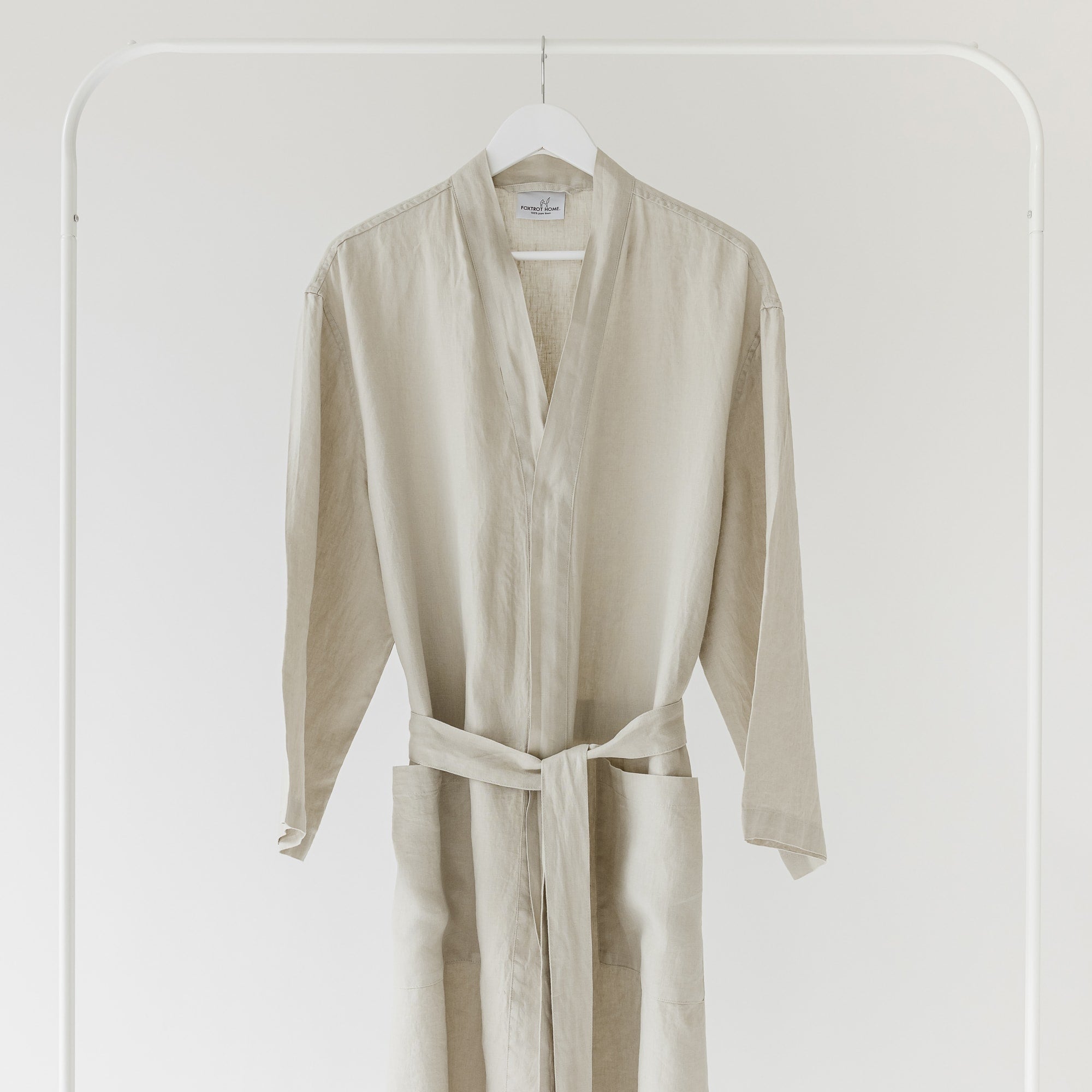 Stone Linen Robe – Foxtrot Home