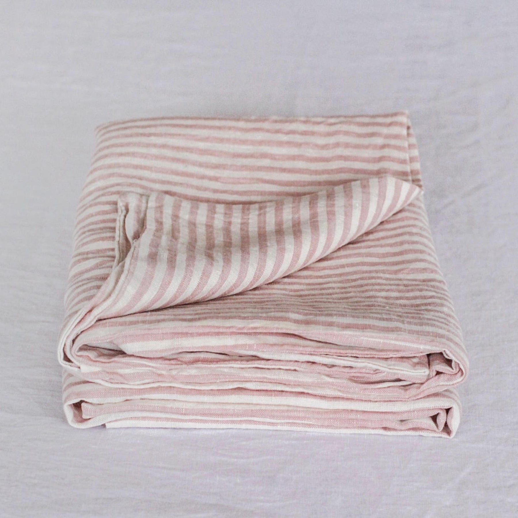 Pink Stripes Linen Pillowcases – Foxtrot Home